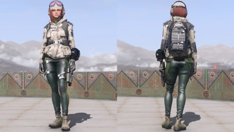 【Fallout 4】Ela Outfit – Rainbow Six – TRE-MAGA