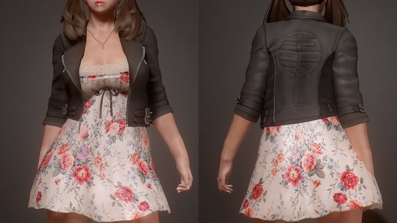 【Skyrim】Floral Dress – TRE-MAGA