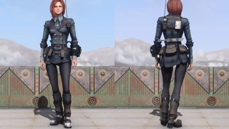 【Fallout 4】Asuka officer Uniform – TRE-MAGA