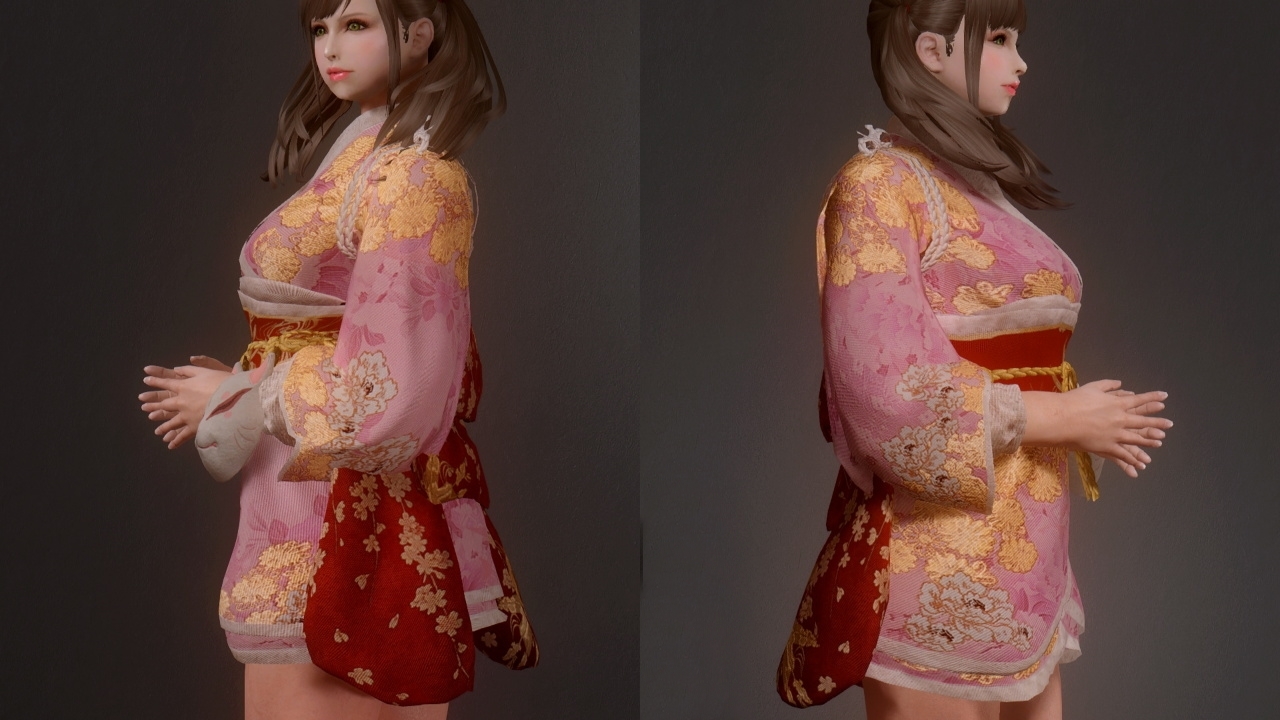 【Skyrim】BDO Mini Yukata – TRE-MAGA