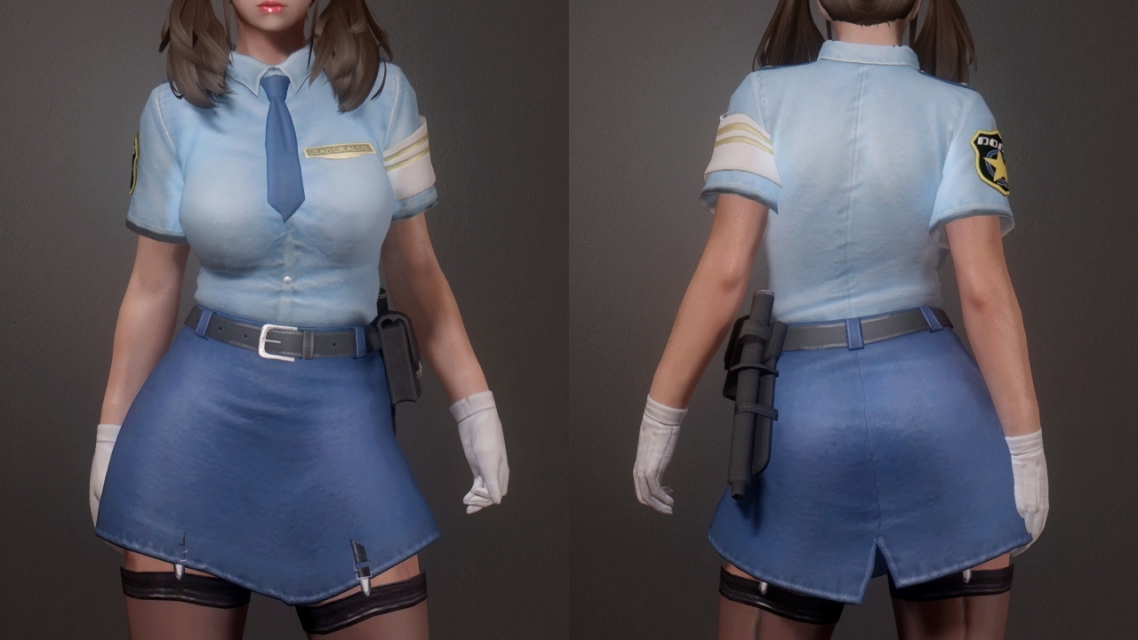 【Skyrim】Cops Lady Uniform – TRE-MAGA