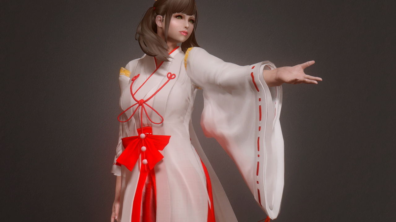 【Skyrim】Momiji Miko Outfit – TRE-MAGA