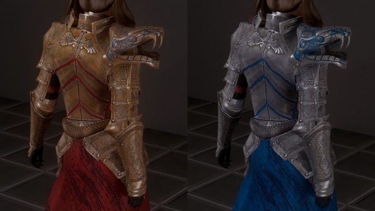 【Skyrim】Medusa Drakul armors and Thanatos dragon – TRE-MAGA