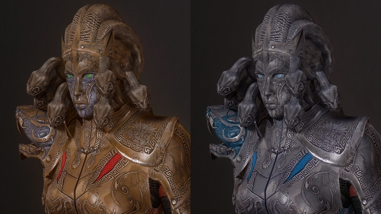 【Skyrim】Medusa Drakul armors and Thanatos dragon – TRE-MAGA