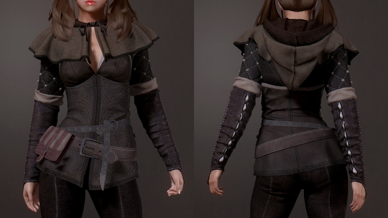 【Skyrim】The Fancy Witch Armour (Witcher 3 recolour) – TRE-MAGA