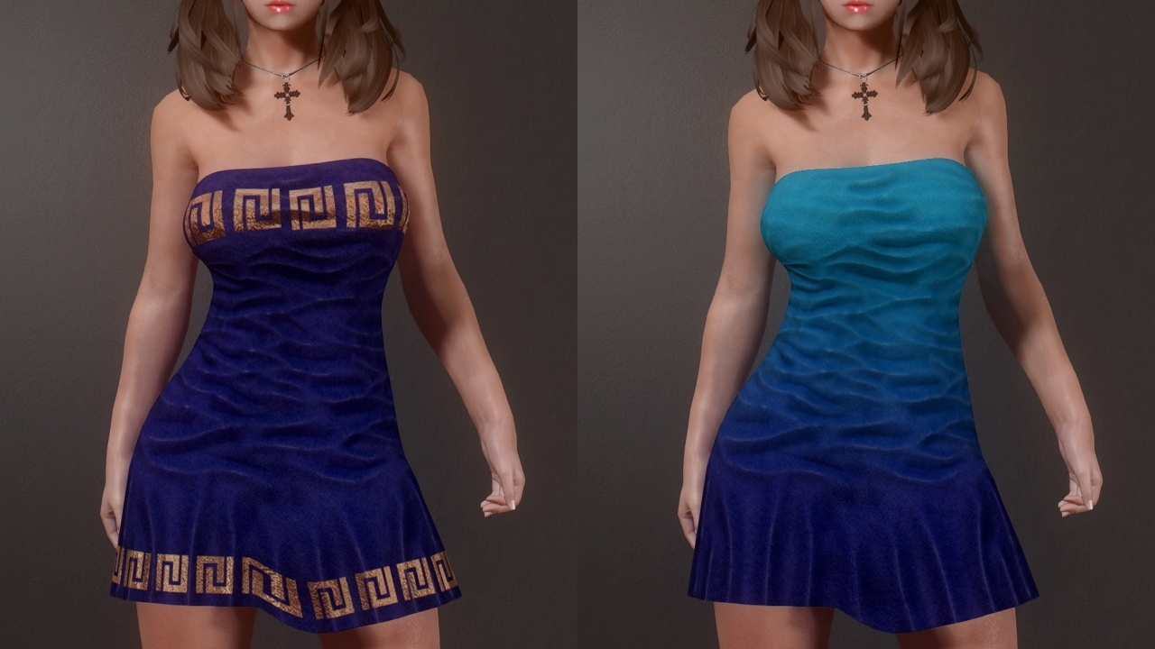 【Skyrim】Short fancy robe – TRE-MAGA