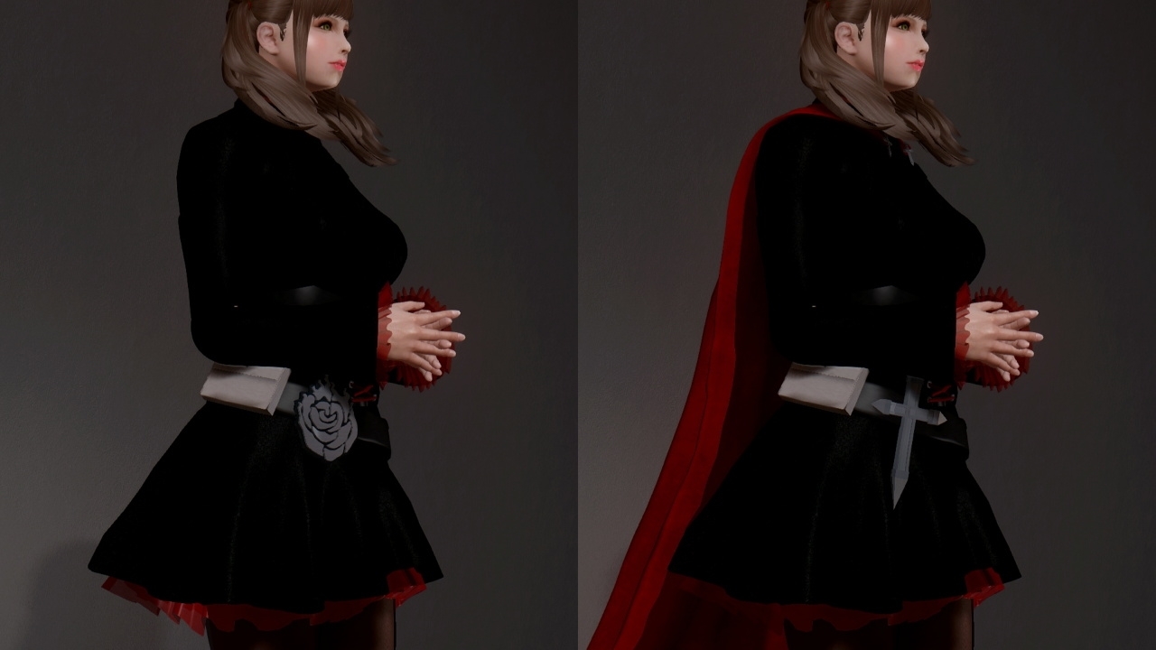 【Skyrim】RWBY Ruby Rose Outfit – TRE-MAGA