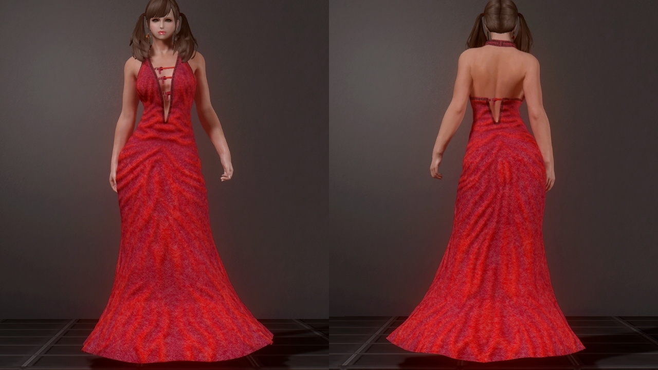 【Skyrim】Red dress – TRE-MAGA