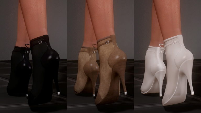 【Skyrim】Ankle Boots – TRE-MAGA