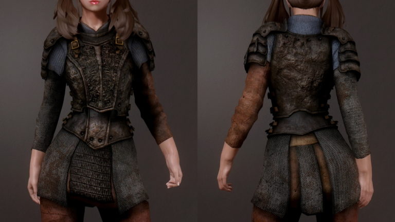【Skyrim】Snow White Armor – TRE-MAGA