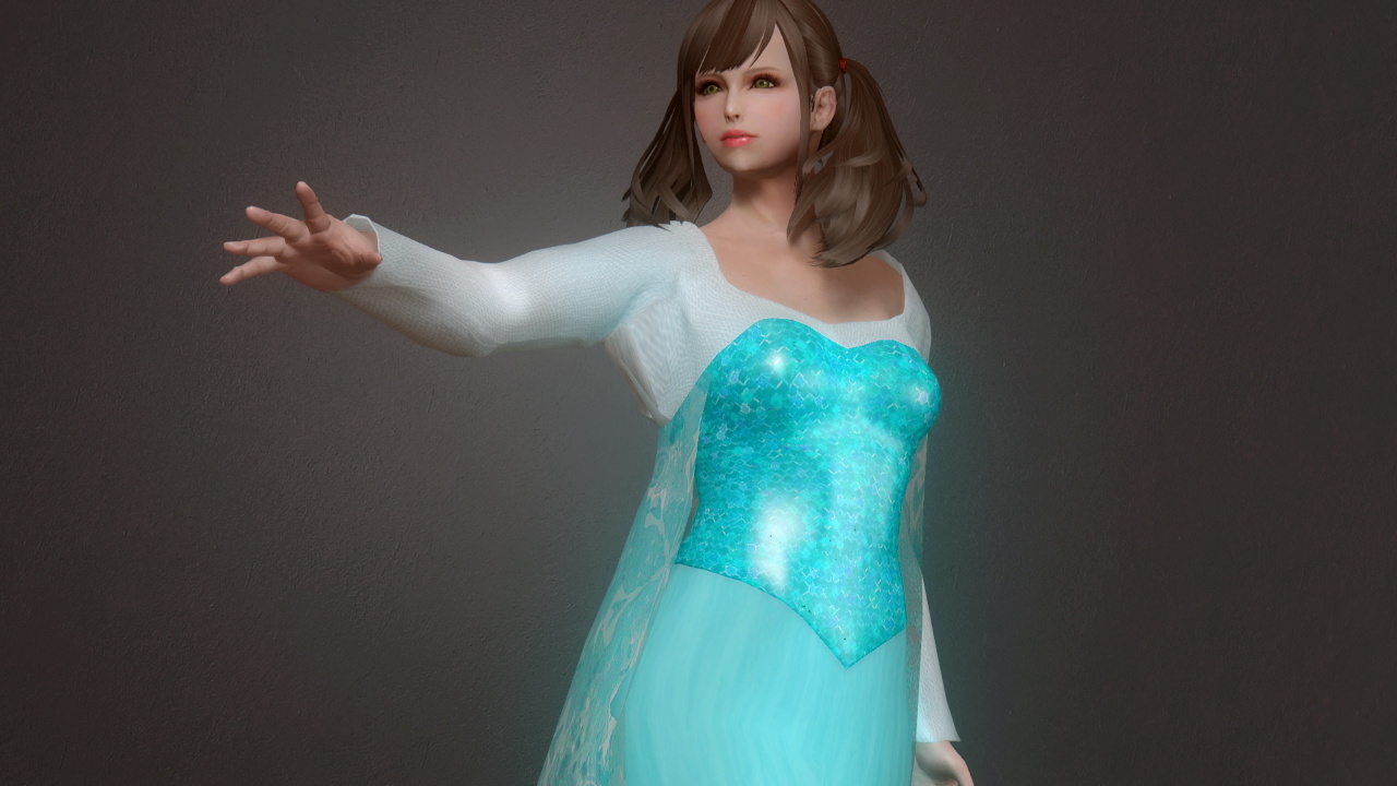 【Skyrim】Frozen Elsa Dress – TRE-MAGA