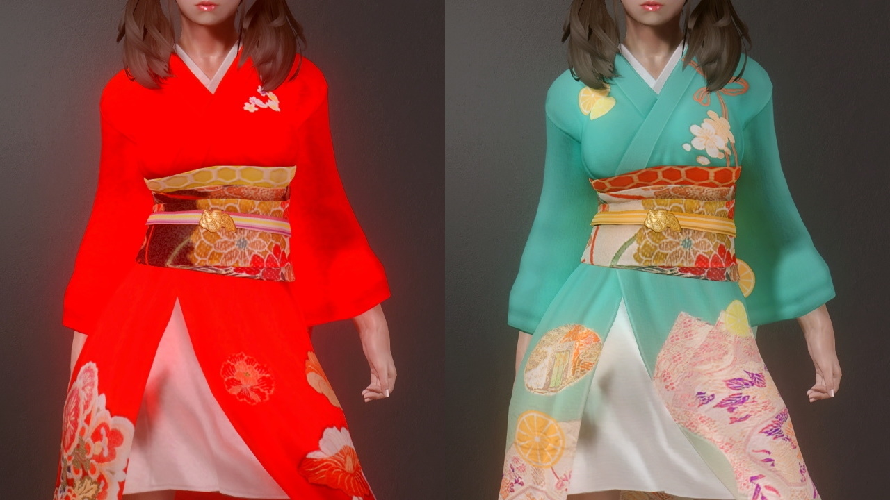 【Skyrim】DOAXVV_Furisode Kimono – TRE-MAGA