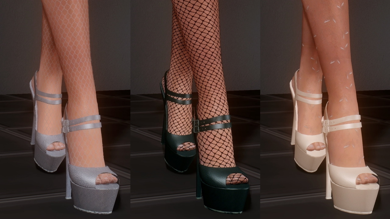 【Skyrim】LYD_Heels&Stockings V1 – TRE-MAGA