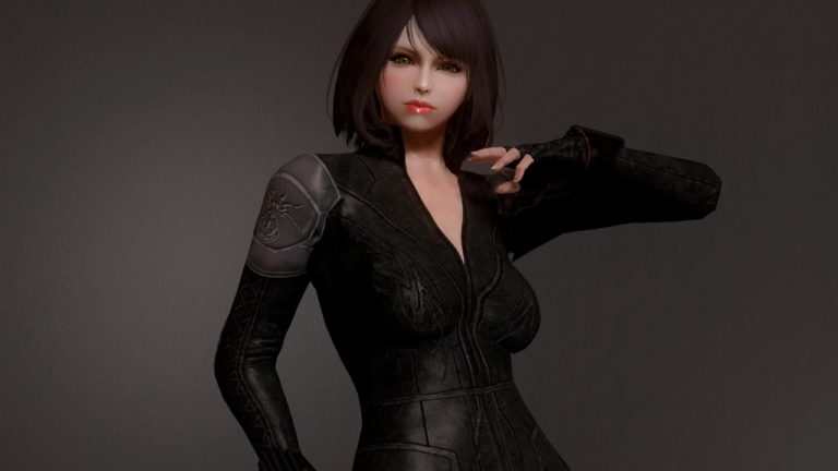 【Skyrim SE】Black WIdow Suit – TRE-MAGA