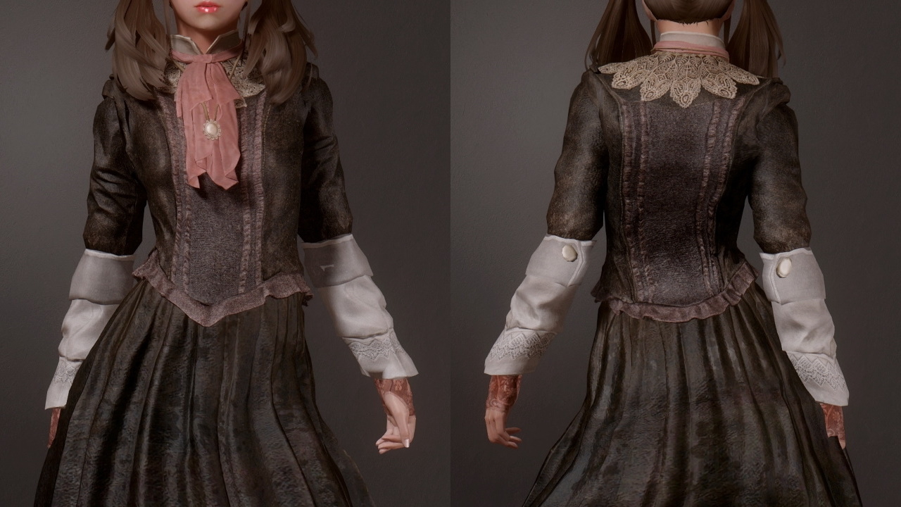 【Skyrim】Bloodborne Plain Doll Armor – TRE-MAGA