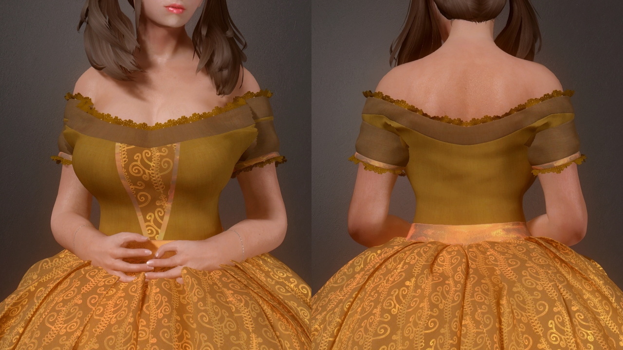 【Skyrim】Gown Of Fantasy – TRE-MAGA