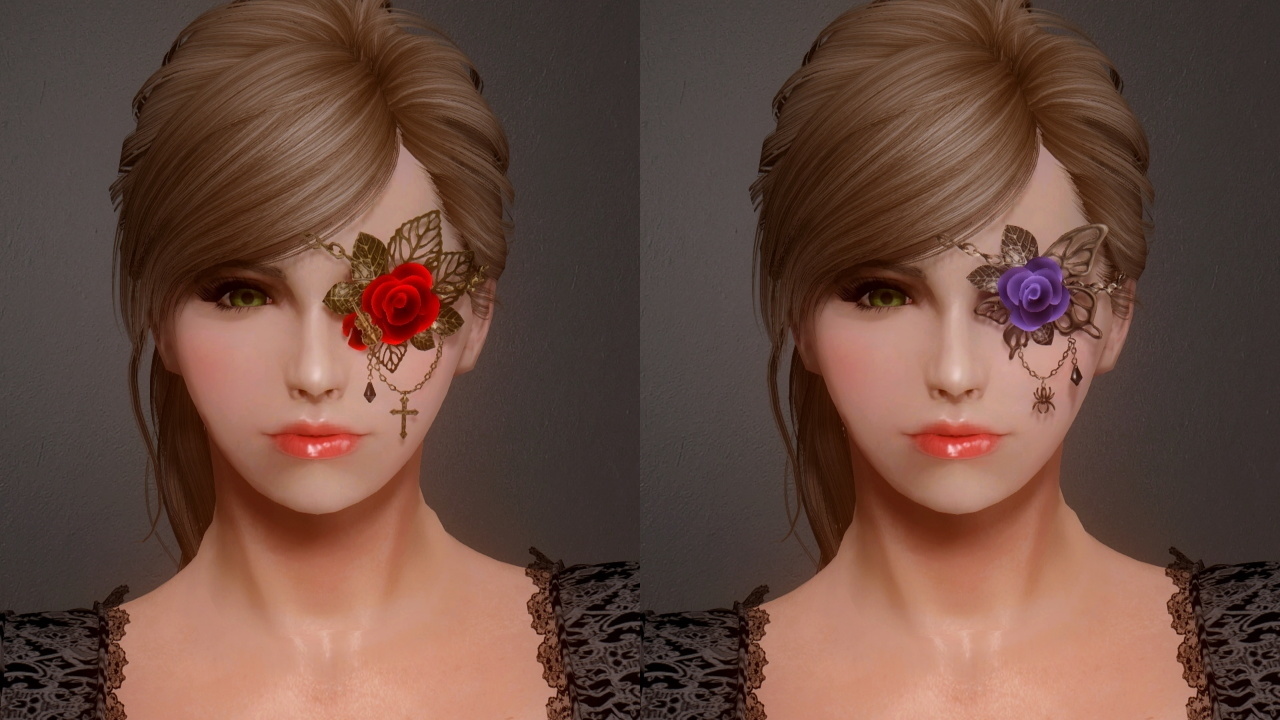 【Skyrim SE】[HDT-SMP]eyepatch&earring – TRE-MAGA