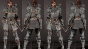 【Skyrim SE】MHW:I Silver knight layered armor – TRE-MAGA