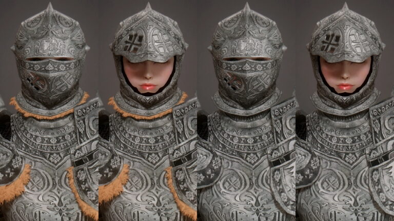 【Skyrim SE】MHW:I Silver knight layered armor – TRE-MAGA