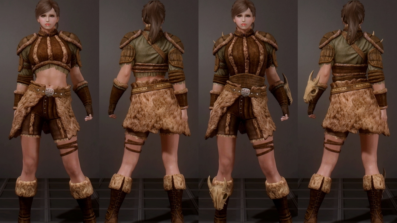 【Skyrim SE】Wildling Fur Armor – TRE-MAGA