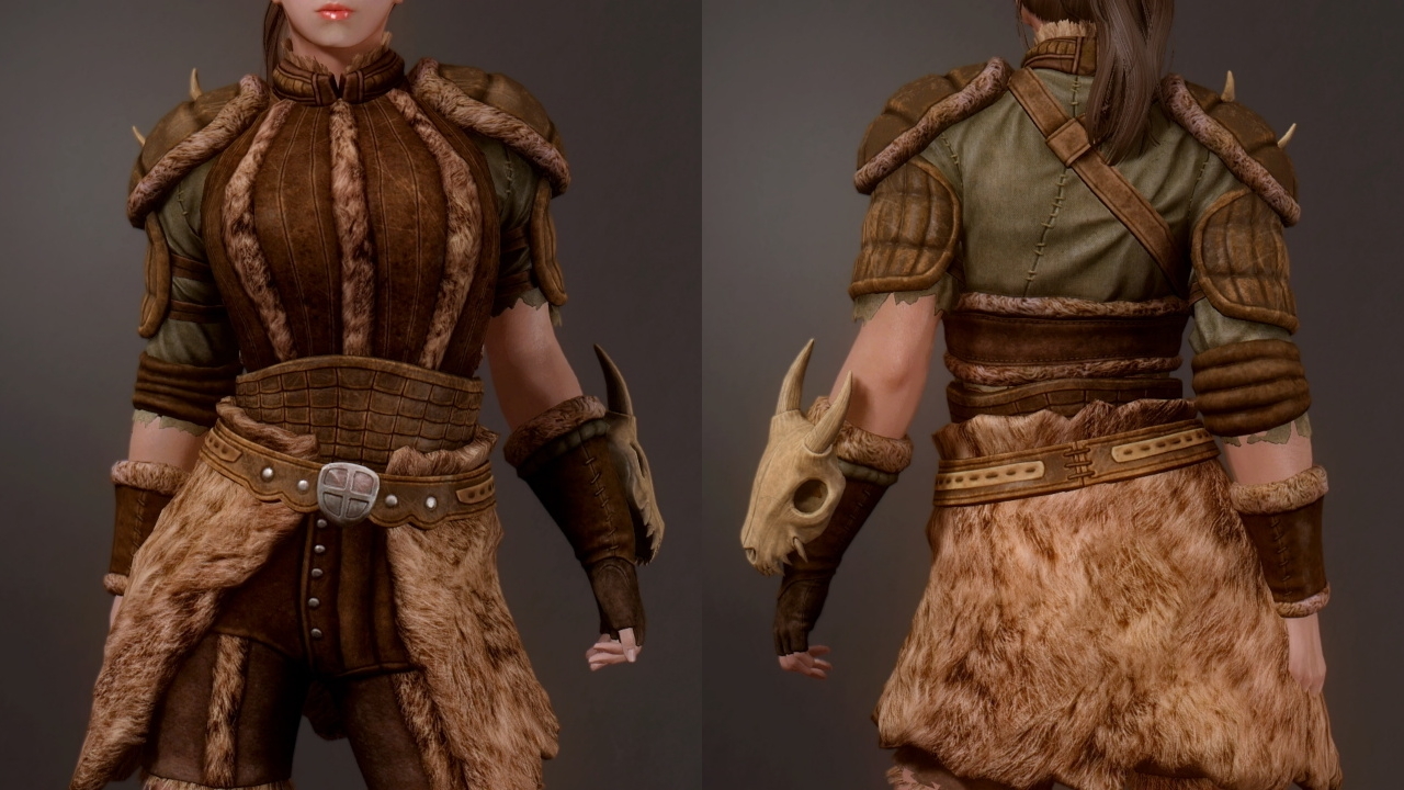【Skyrim SE】Wildling Fur Armor – TRE-MAGA