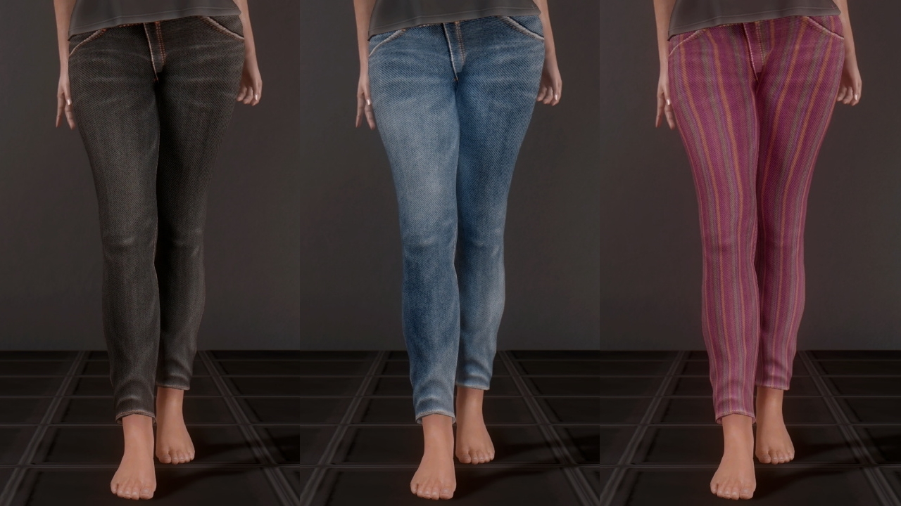 【Skyrim】Hepsy Basic Wears (Tee+Jeans 1) – TRE-MAGA