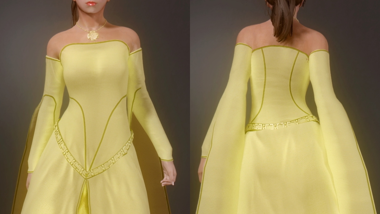 【Skyrim SE】FAAC Royal Dress – TRE-MAGA