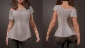 【Skyrim】Hepsy Basic Wears (Tee+Jeans 2) – TRE-MAGA