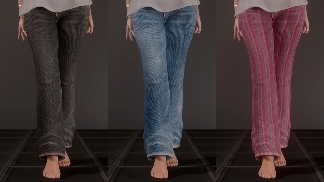 【Skyrim】Hepsy Basic Wears (Tee+Jeans 2) – TRE-MAGA