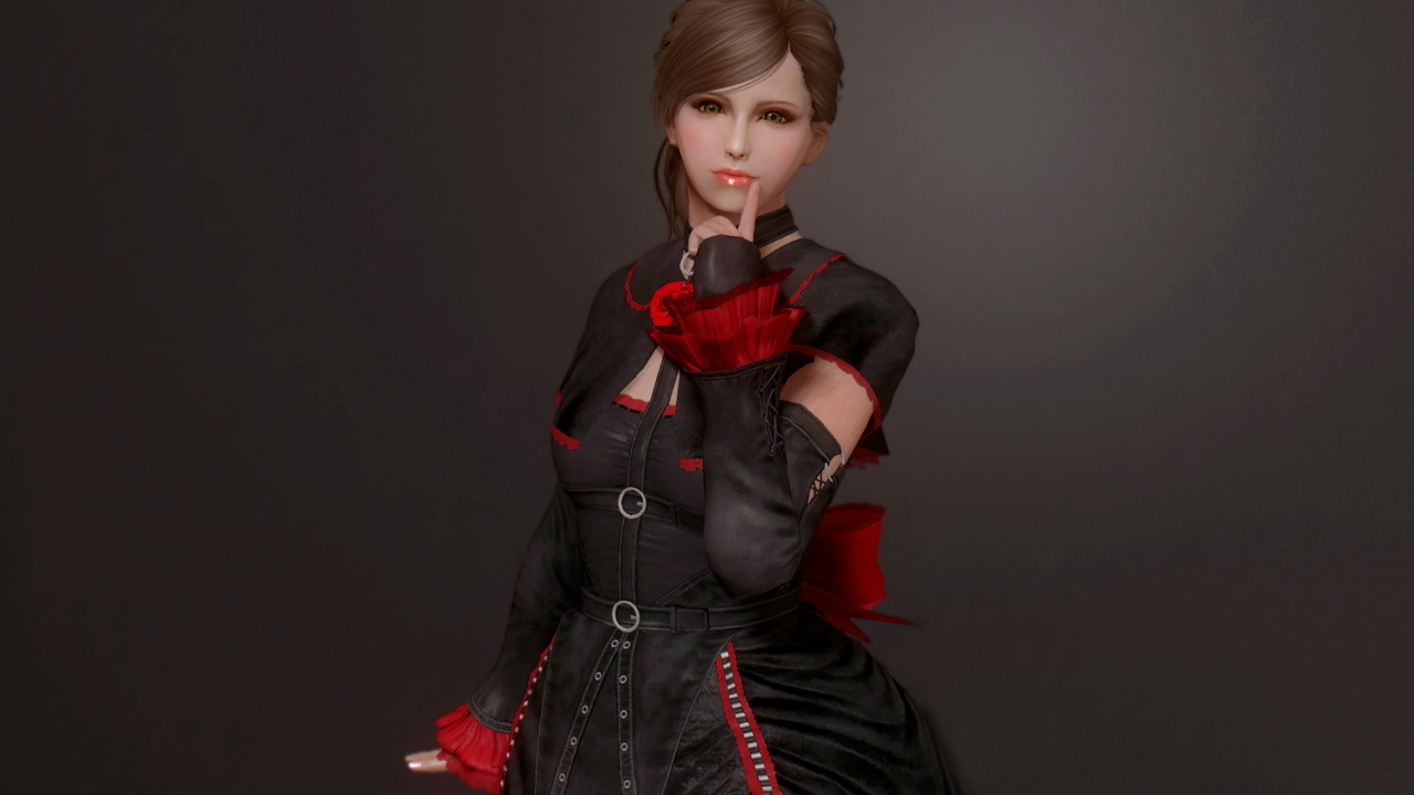 【Skyrim SE】BM Gothic Dress – TRE-MAGA