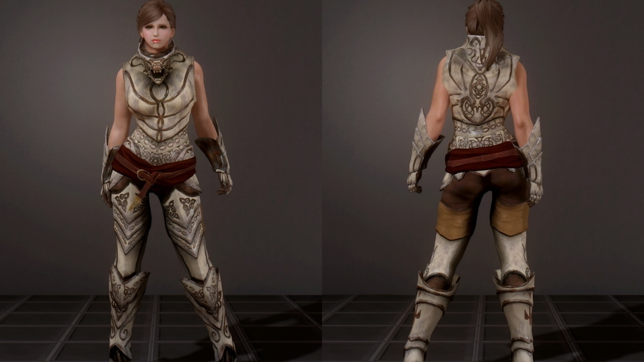 【Skyrim SE】Ivory light (Ancient Falmer Armor) – TRE-MAGA