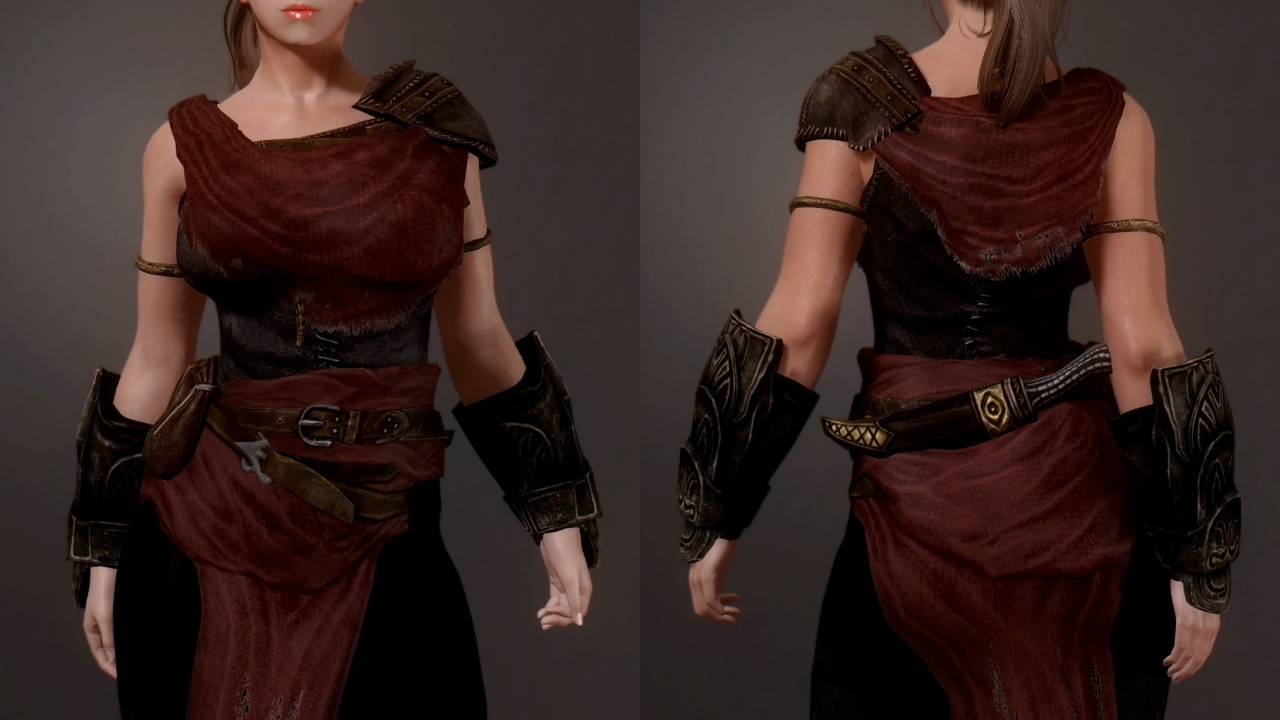 【Skyrim SE】Redguard Assassin Armor – TRE-MAGA