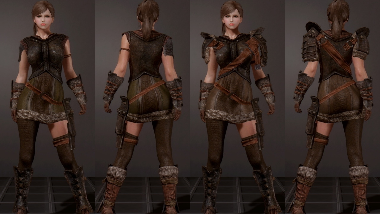 【Skyrim SE】Girl’s Heavy Armors (Iron / Banded Iron) – TRE-MAGA