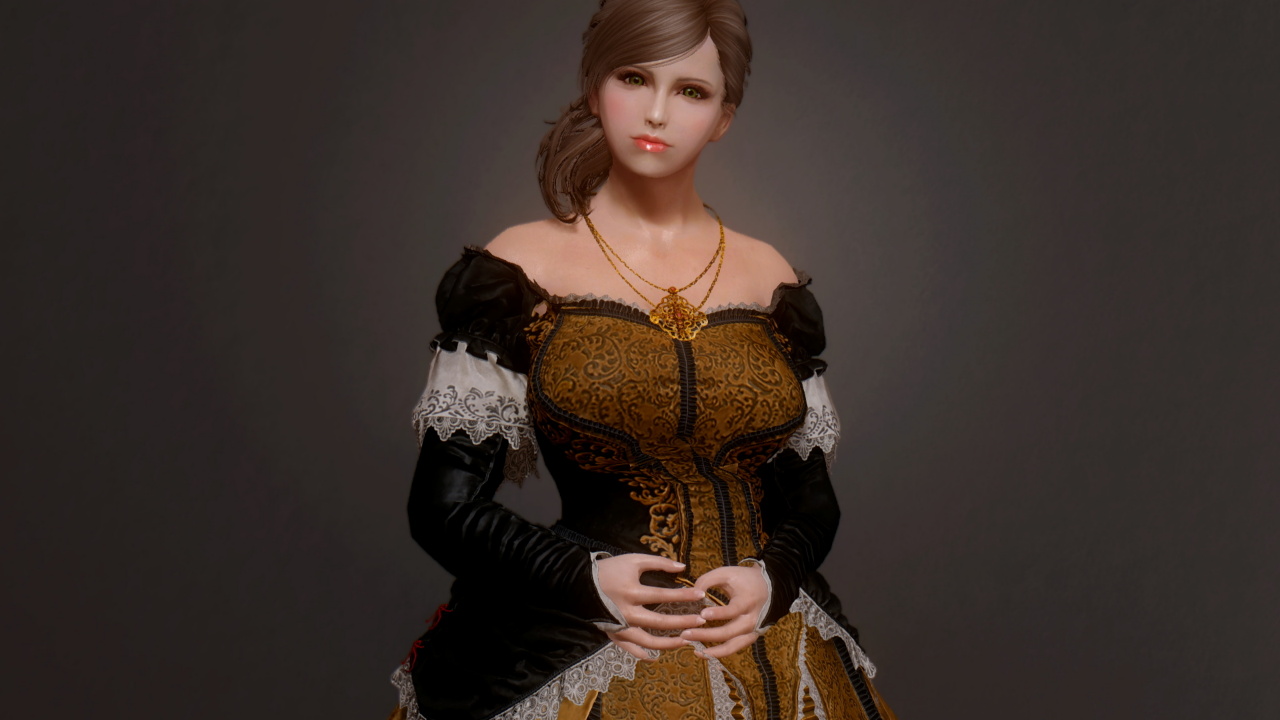 【Skyrim SE】Elise’s Evening Dress – TRE-MAGA