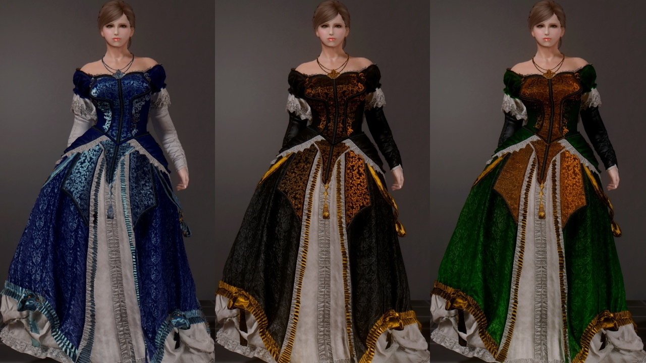 【Skyrim SE】Elise’s Evening Dress – TRE-MAGA