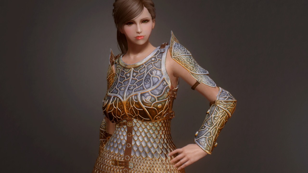 【Skyrim SE】Newmiller fancy plate armor – TRE-MAGA