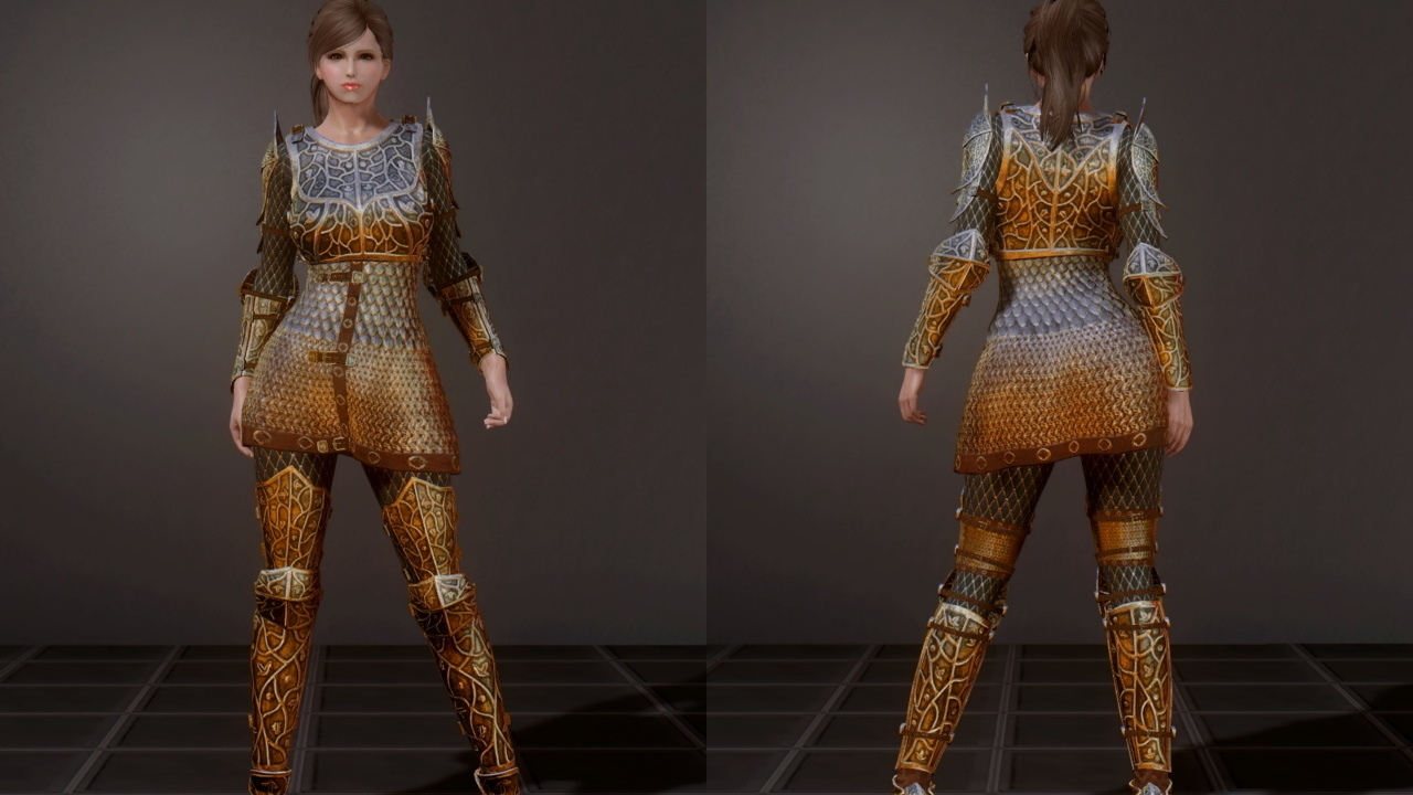 【Skyrim SE】Newmiller fancy plate armor – TRE-MAGA