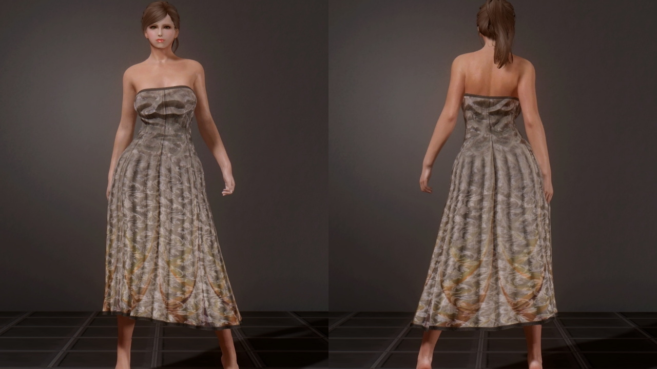 【Skyrim SE】Dress long3 – TRE-MAGA