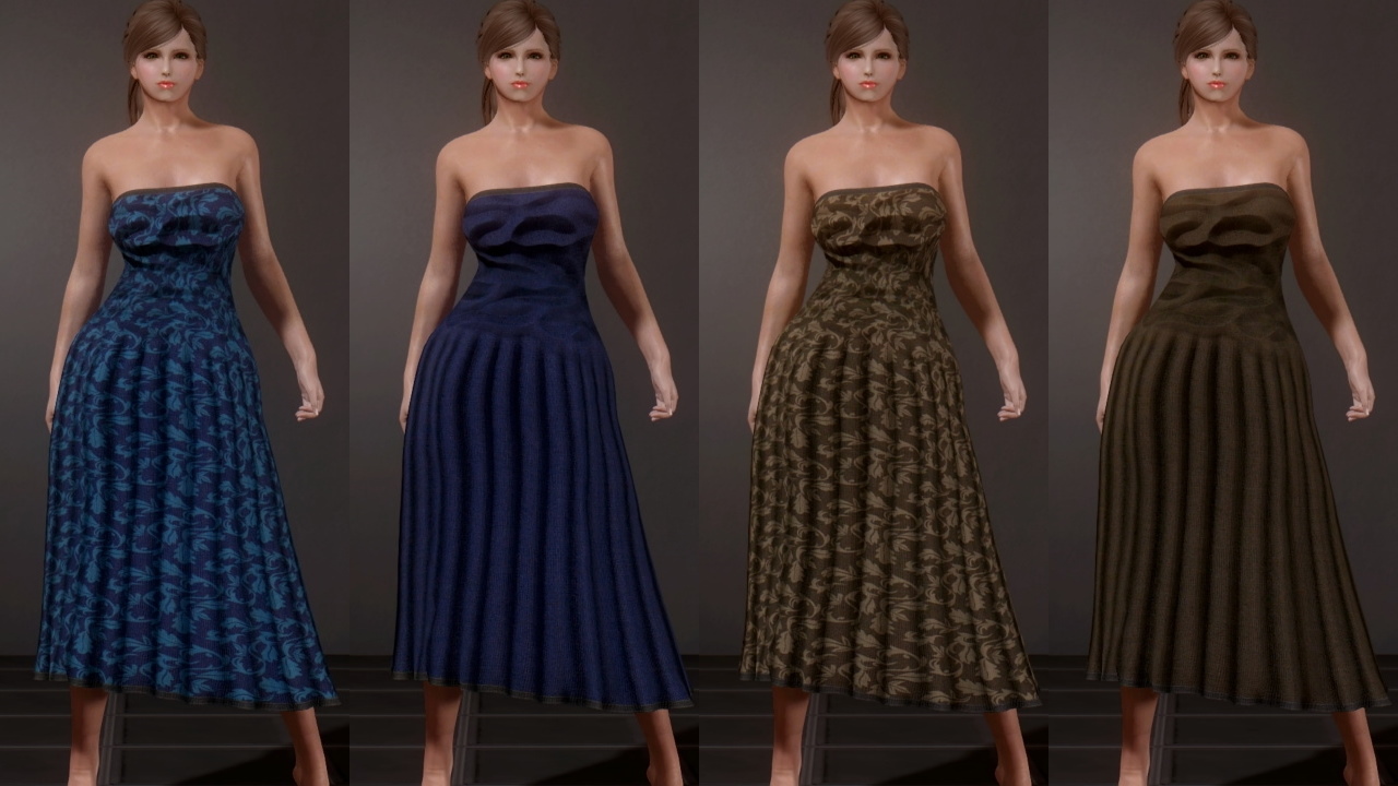 【Skyrim SE】Dress long3 – TRE-MAGA