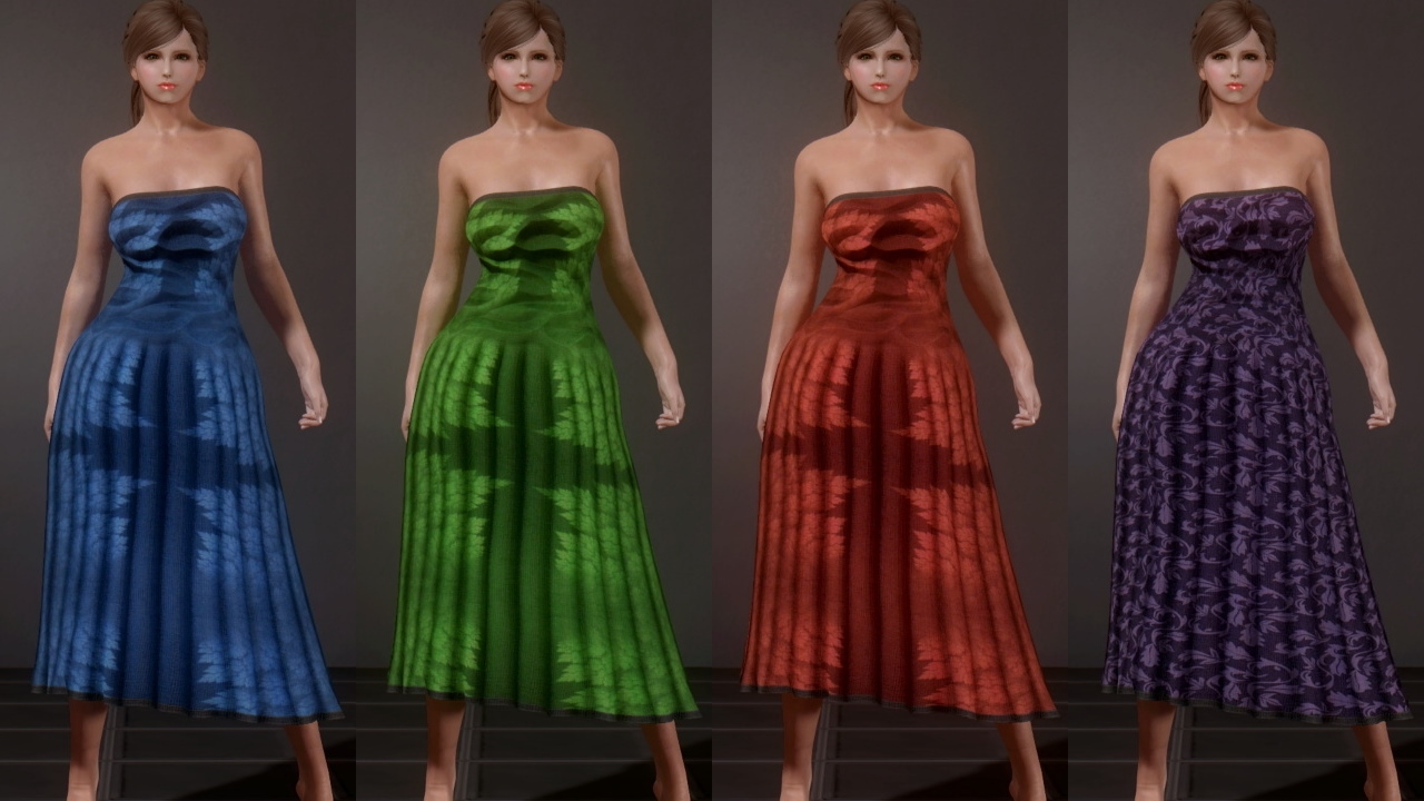【Skyrim SE】Dress long3 – TRE-MAGA