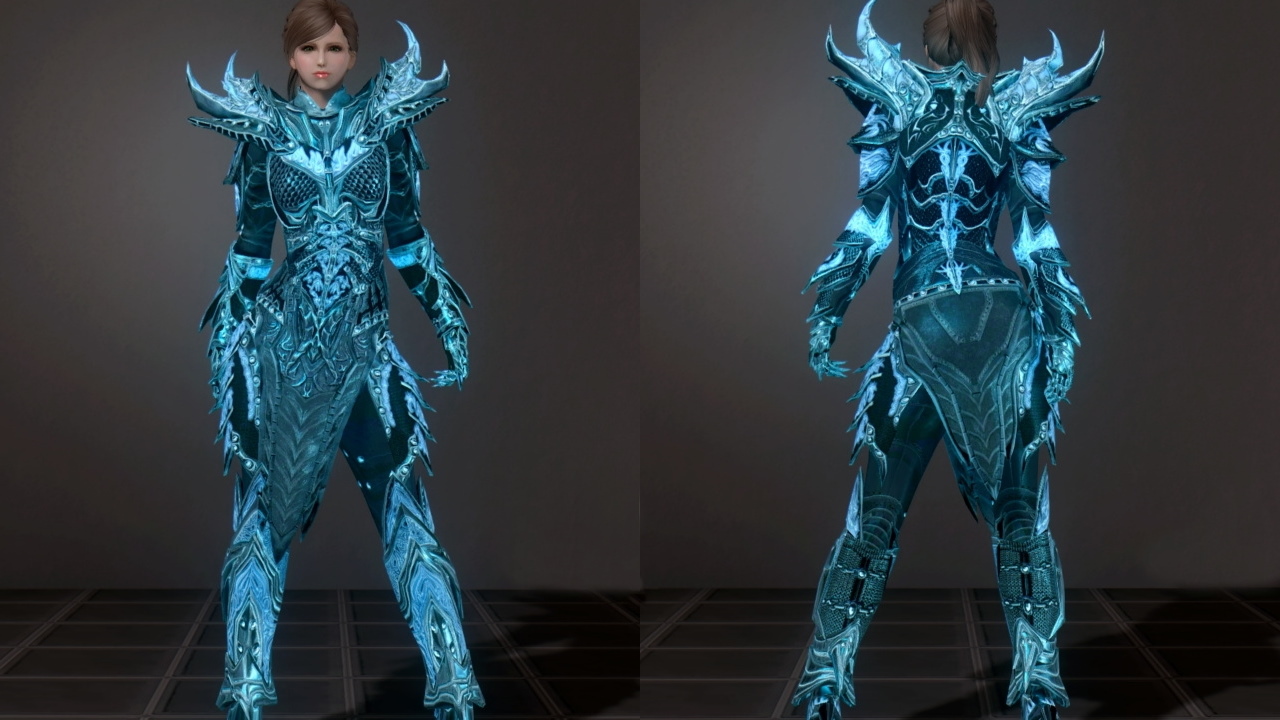 【Skyrim SE】Blue Frost Daedric set – TRE-MAGA