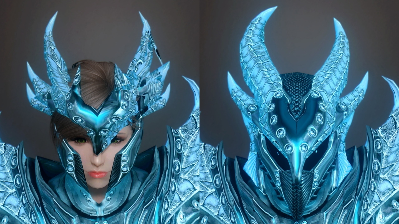 【Skyrim SE】Blue Frost Daedric set – TRE-MAGA