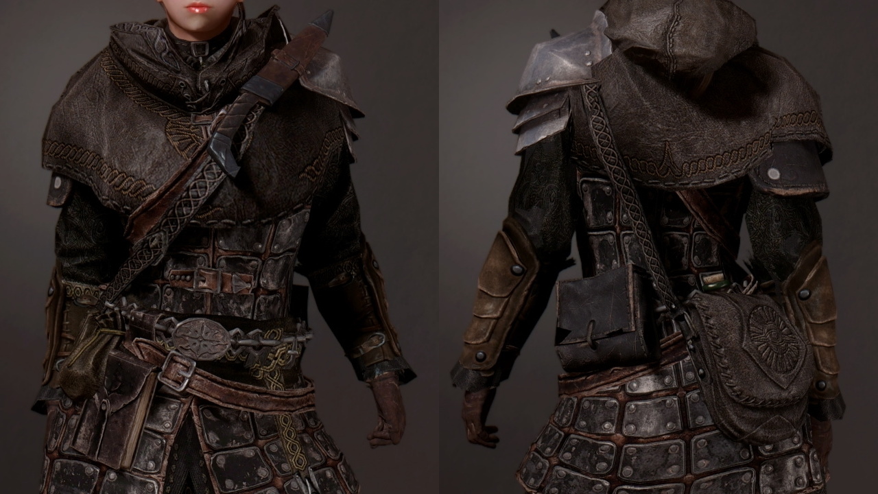 【Skyrim SE】Dusk Hunter Armor – TRE-MAGA