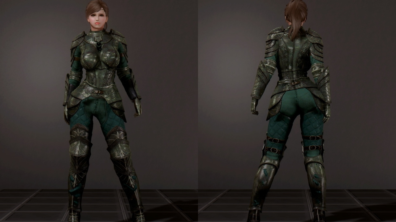 【Skyrim SE】Viridian Knight Armor – TRE-MAGA