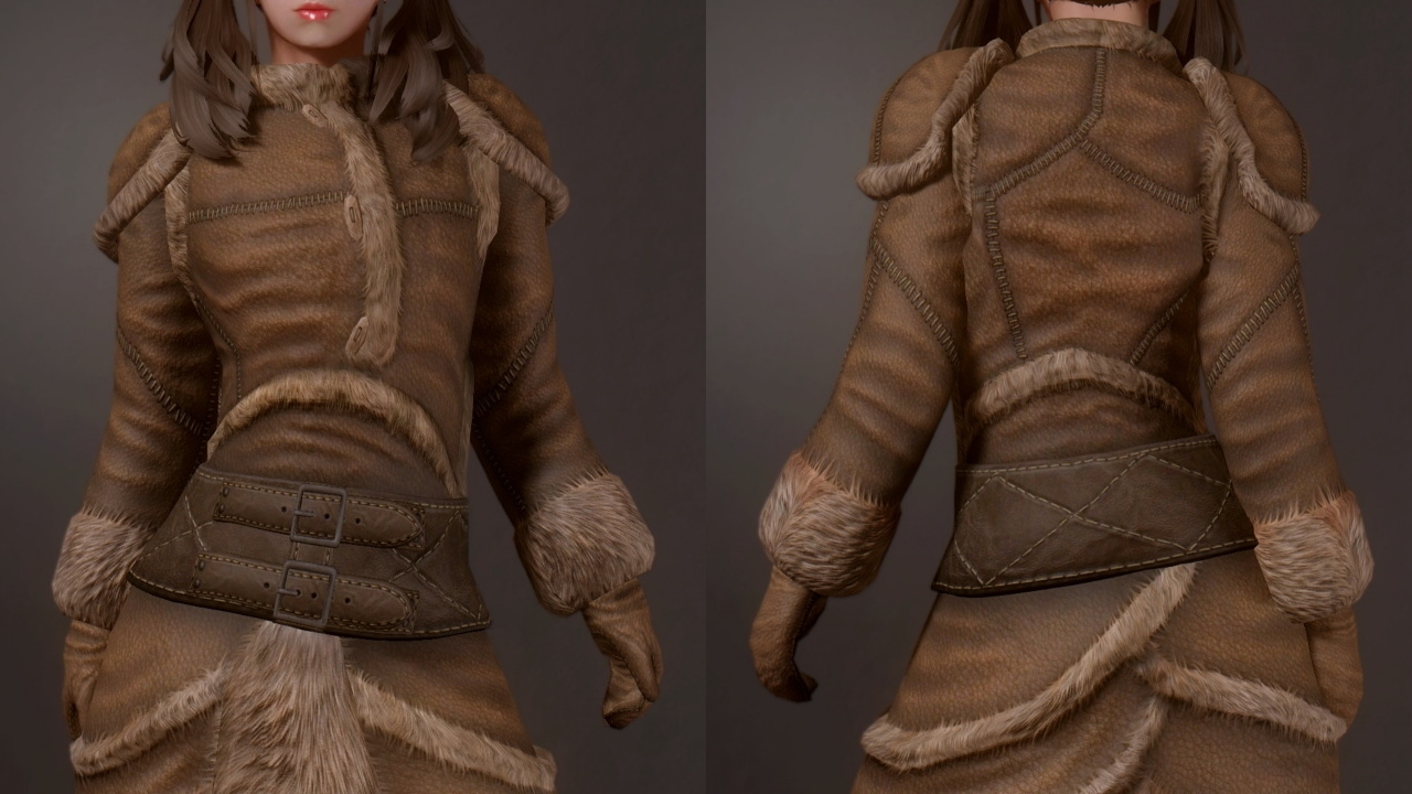 【Skyrim SE】Nordic Fur Armor – TRE-MAGA