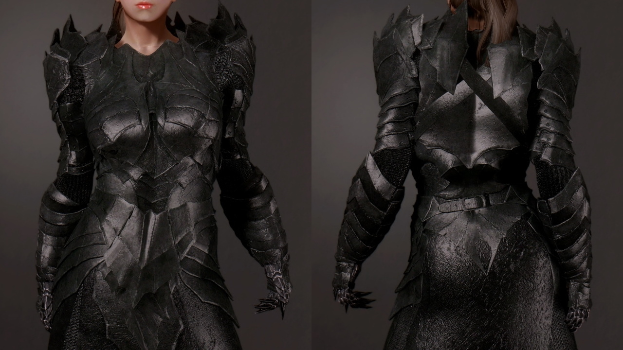 【Skyrim SE】Dark Lord Armor – TRE-MAGA