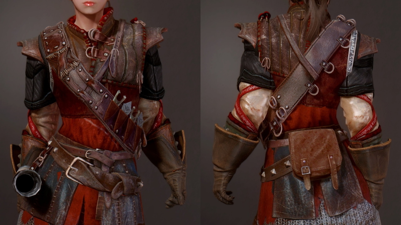 【Skyrim SE】Crimson Ranger Armor – TRE-MAGA