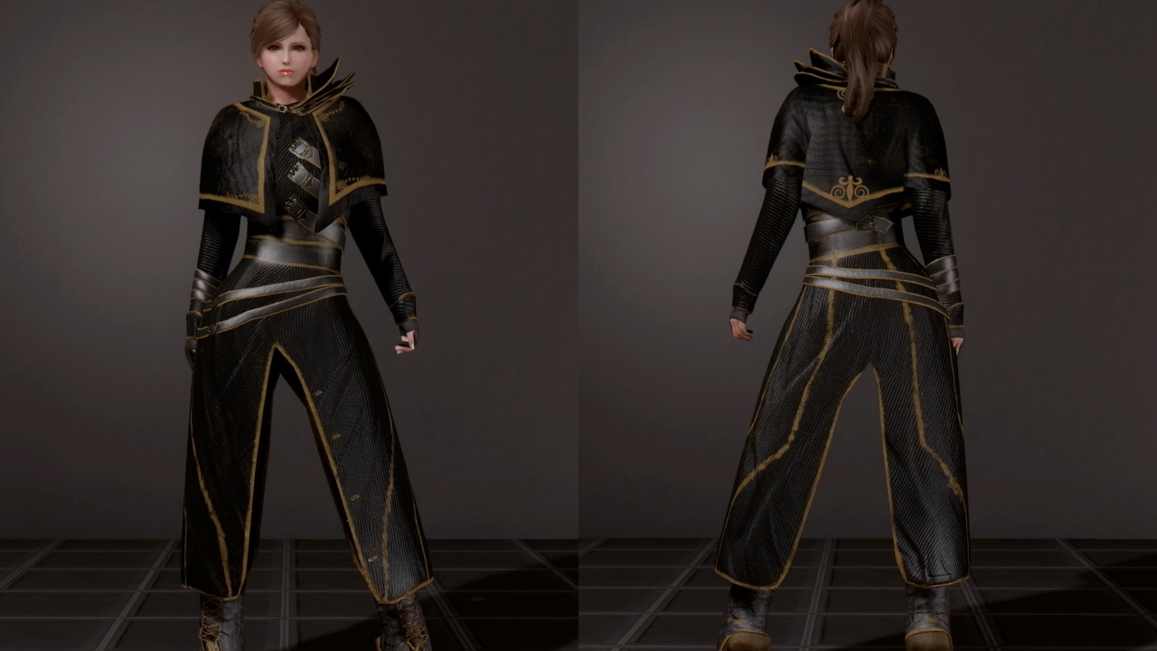 【Skyrim SE】Blood Operative Armor – Male and Female Armor – TRE-MAGA
