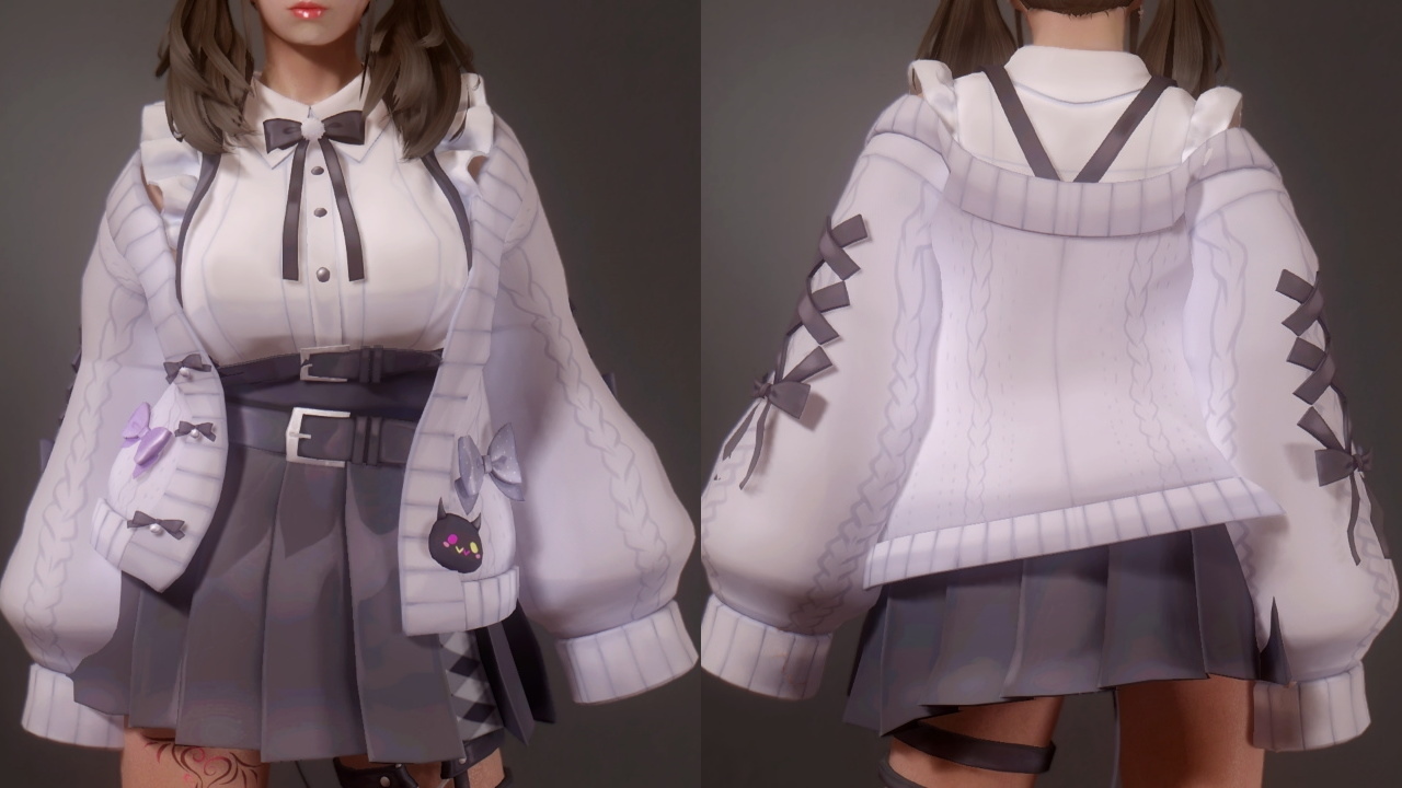 【Skyrim SE】Hololive Tokoyami Towa Girly Outfit – TRE-MAGA