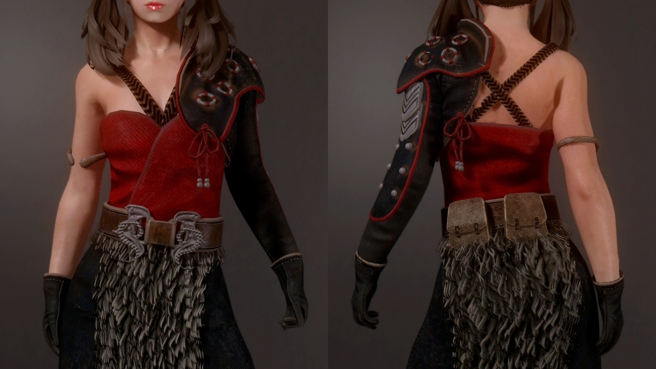 【Skyrim SE】Red Warrior Armor – TRE-MAGA